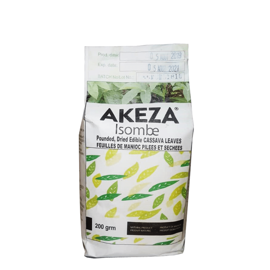 Akeza Isombe Casssava Leaves (Product of Rwanda) – Owino supermarket